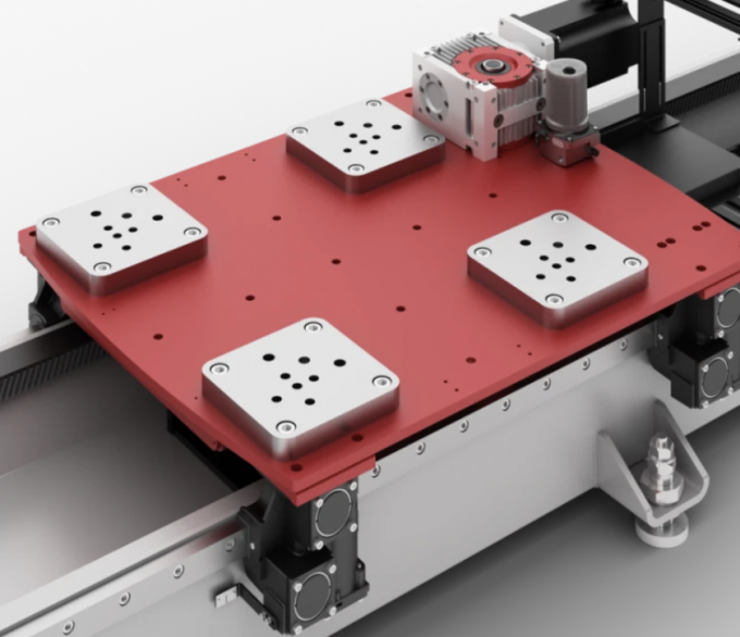 Industrial Robotic Manipulator Arm Stacking System For Machine Tool Loading Unloading Process