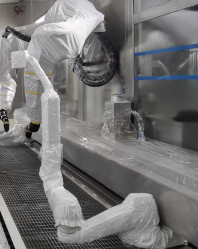 ABB Robot Cover Protection Clothing Fireproof In Automobile Factory ...