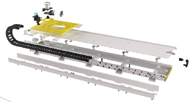 High Cycle Robot Linear Rail System Units For Spraying Industry ...