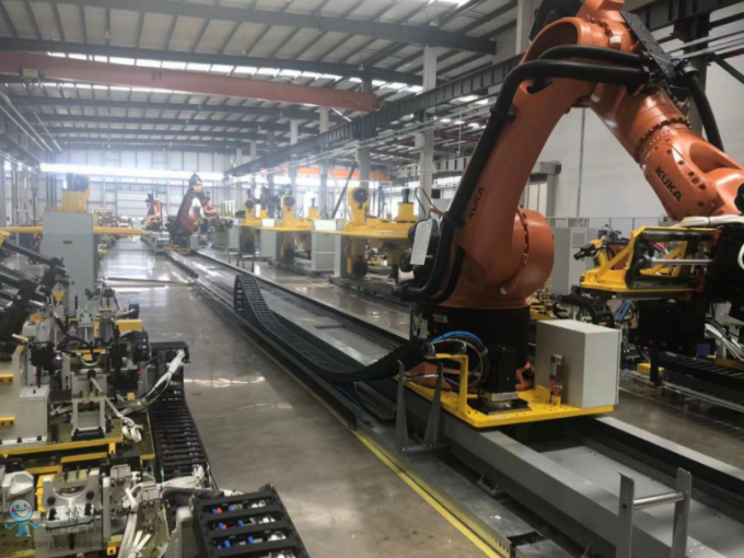 Heavy Duty Linear Slide Rails Spot Welding In Automated Chemical Plants ...