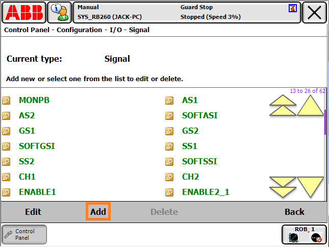 How To Configure The Inputoutput Signals Of Abb Robots On The Teaching 1628