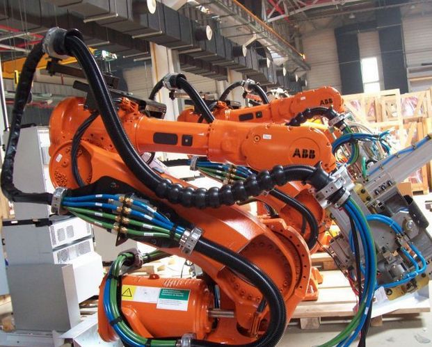 Nylon / Metal / Rubber Core Robot Apparels Pack For HYUNDA / ABB ...