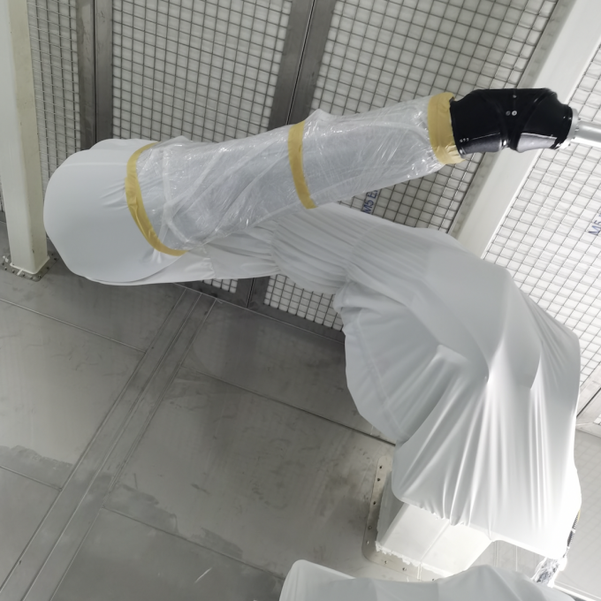 Anti Static Polyester Robotic Armor Covers For Paint Shop Robots