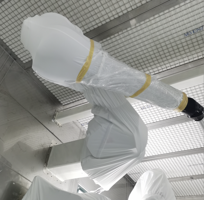 Anti Static Polyester Robotic Armor Covers For Paint Shop Robots