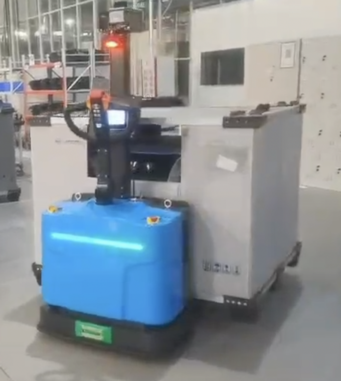 English Supported Automated Guided Vehicle With 120mm Standard Lifting ...