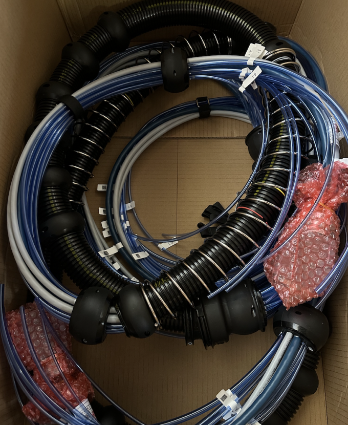 Flexible Black Cable Management Dress Pack for FANUC 165F/210F ABB 6700 ...